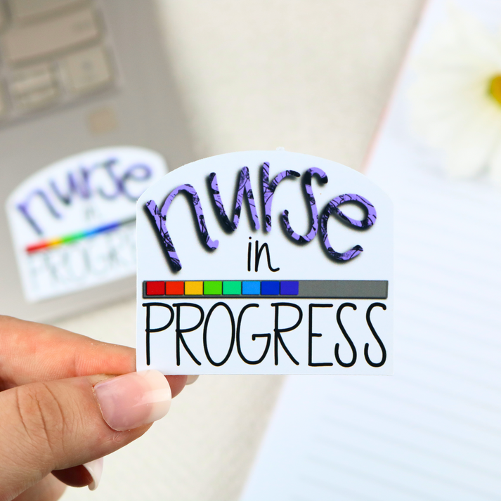 Nurse in progress Sticker – Super Nurse