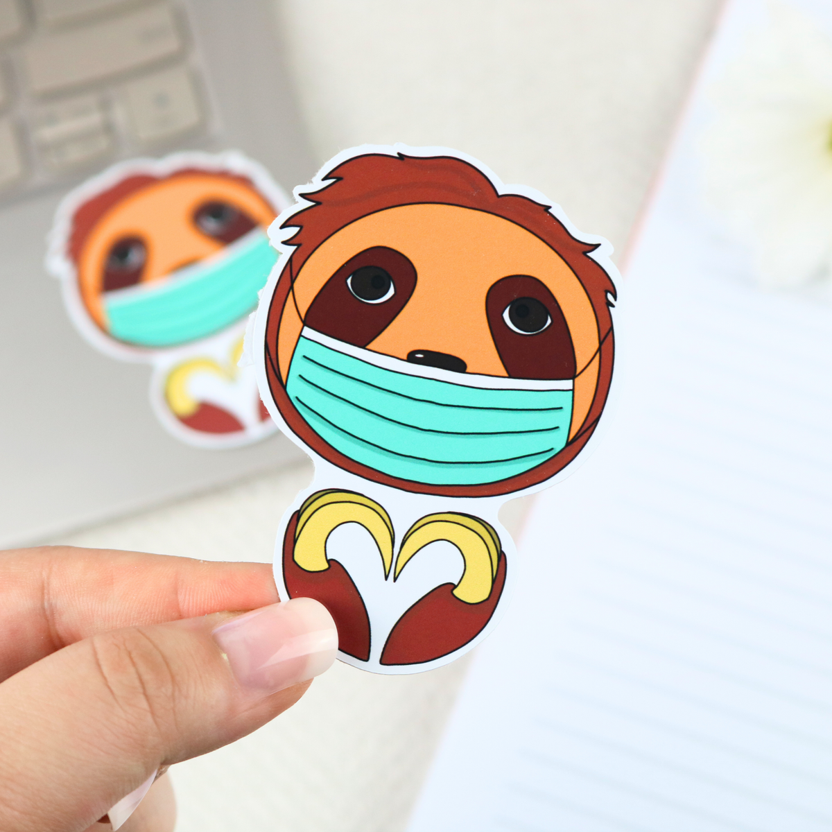 Sloth nurse Sticker – Super Nurse