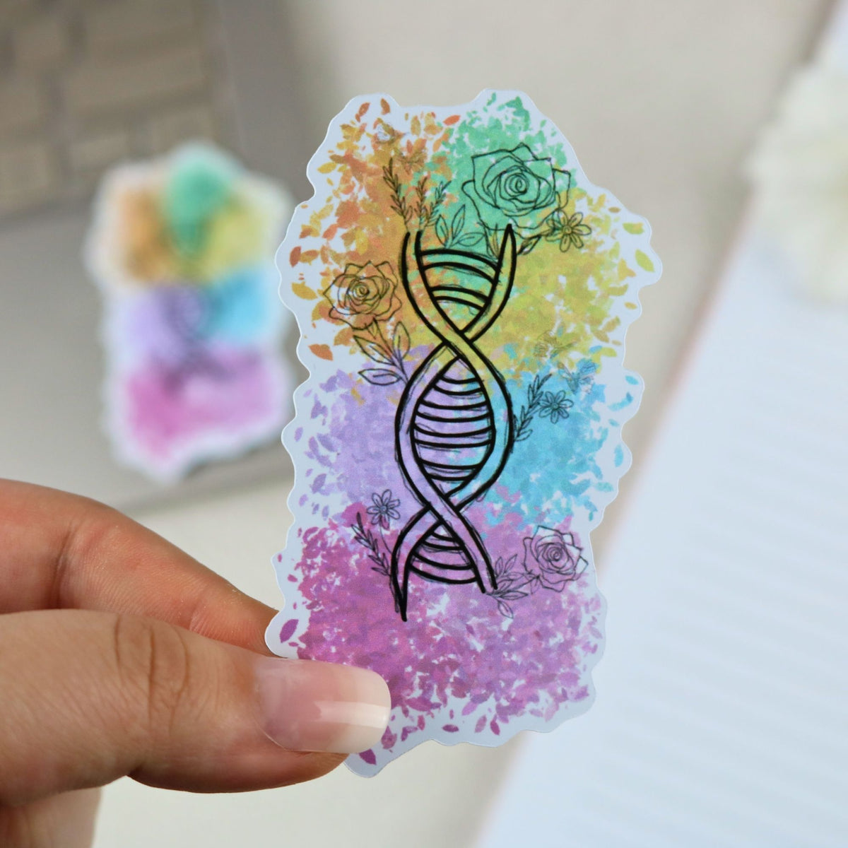 artistic DNA Sticker – Super Nurse